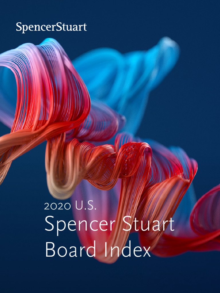 2020 US Spencer Stuart Board Index | PDF | Governance | Board Of Directors