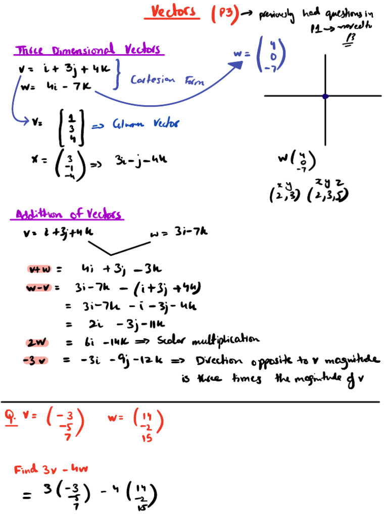 Vectorsss | PDF | Euclidean Vector | Physics