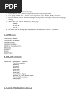 English SBA - The Plan of Investigation | PDF