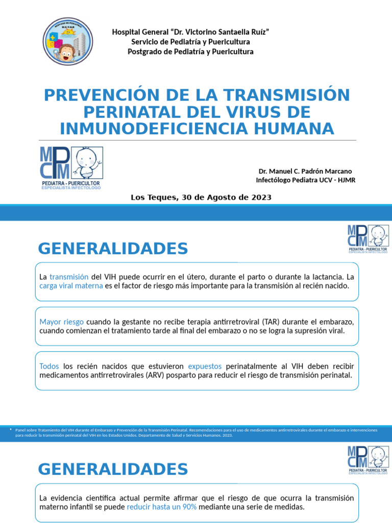 Prevención VIH Perinatal en Neonatos | PDF | VIH | VIH / SIDA