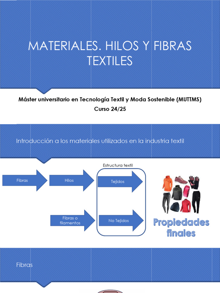 01 Introducción Polímeros Fibras | PDF | Polímeros | Fibra sintética