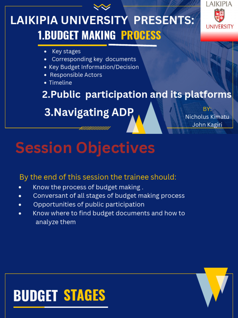 County Budget Process, Kenya | PDF | Auditor's Report