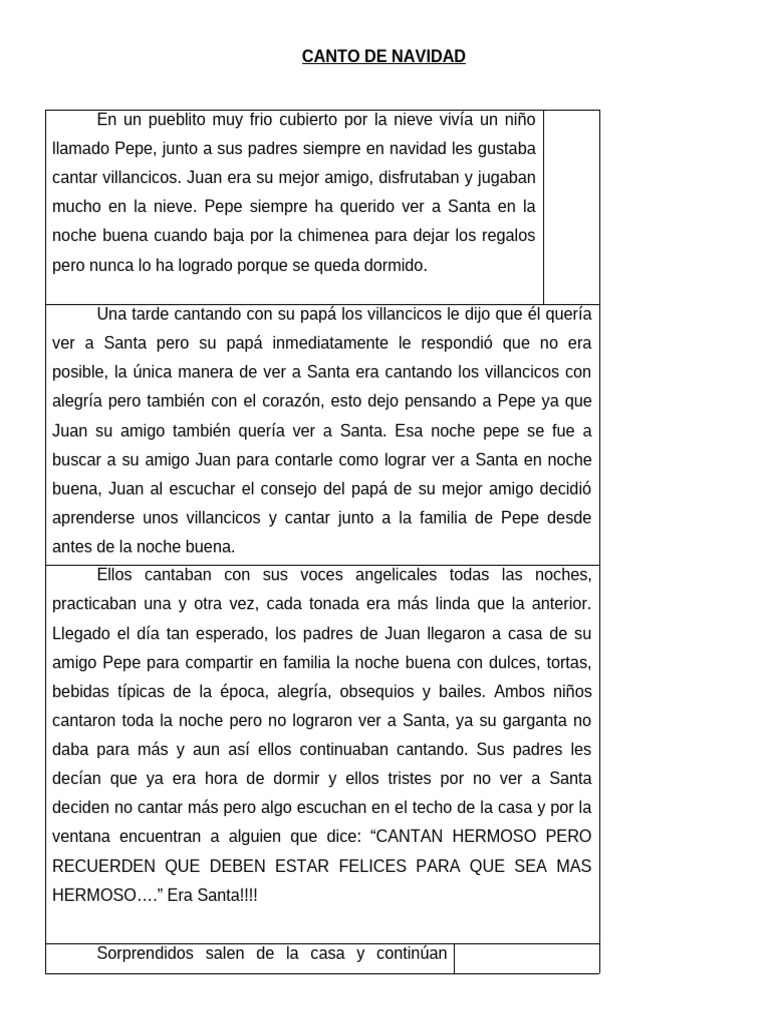 Cuento de Sofia | PDF | Nochebuena | Navidad