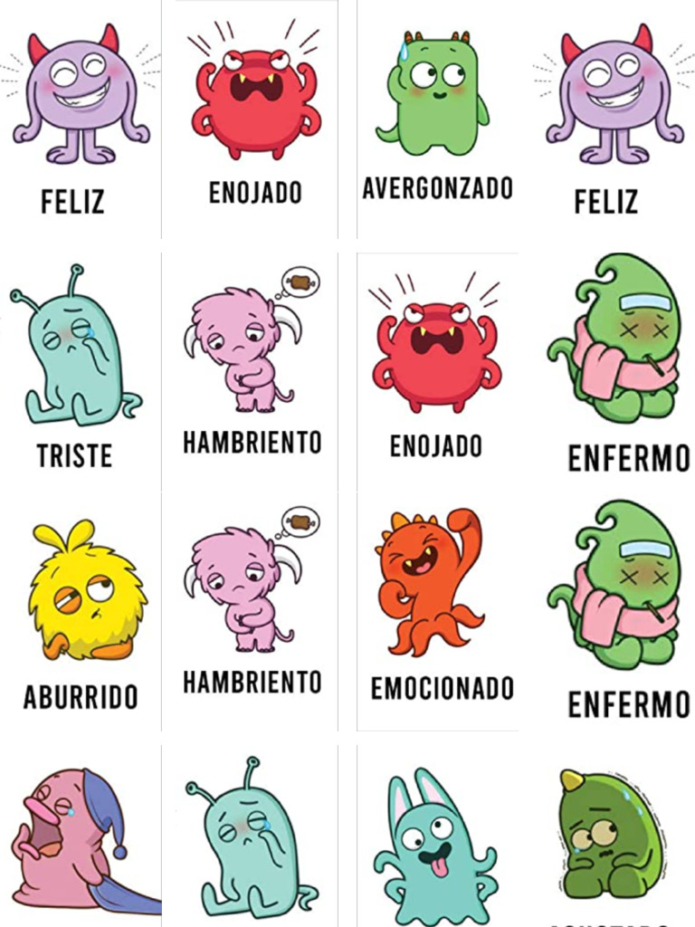 Lotería Cómo Te Sientes | PDF