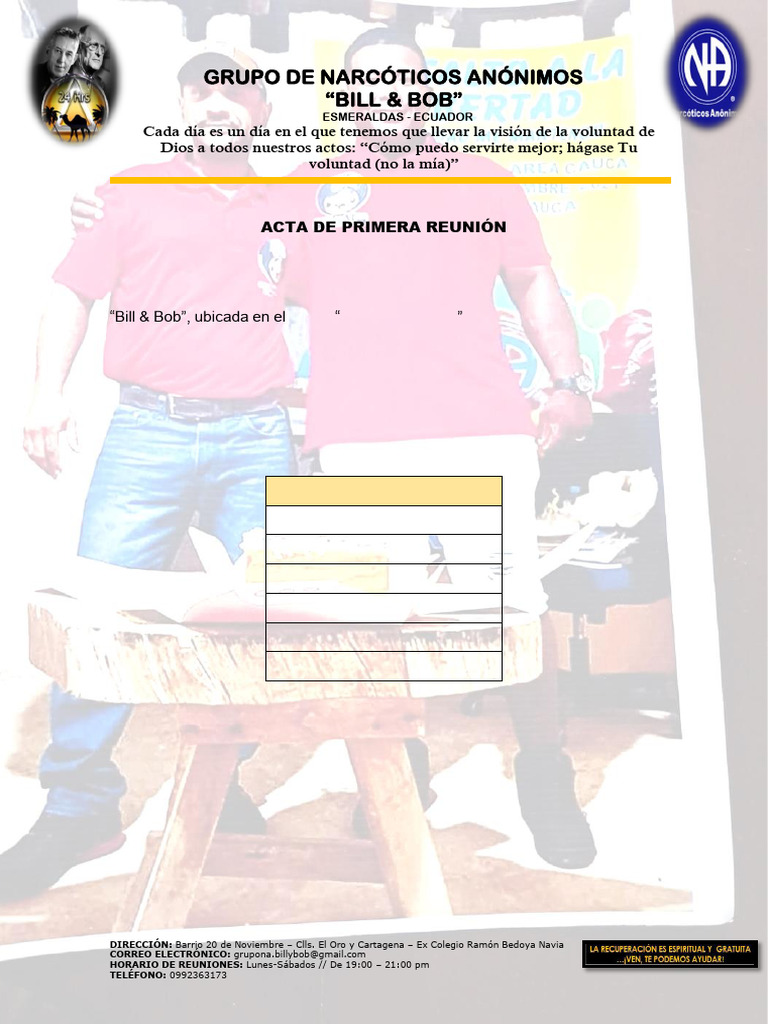 Grupo Bill y Bob | PDF