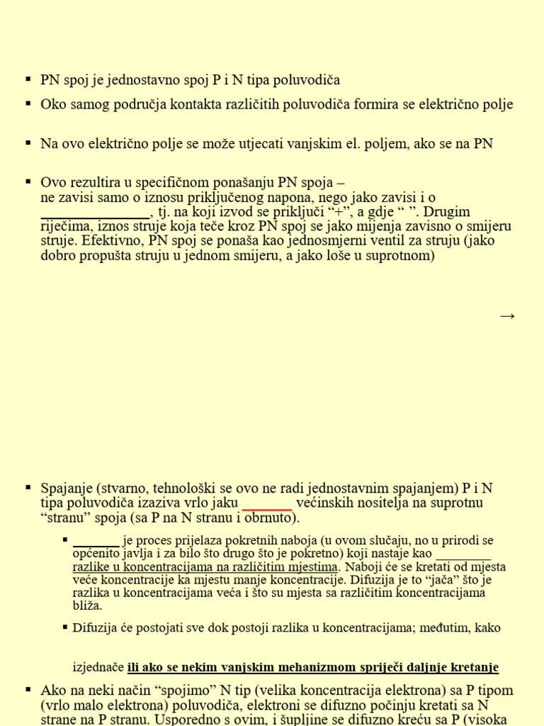 06 - PN Spoj, Dioda | PDF