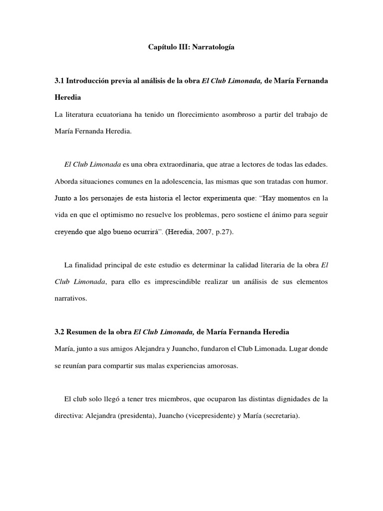 Capitulo III Narratologia 3 1 Introducci | PDF | Amor | Narración