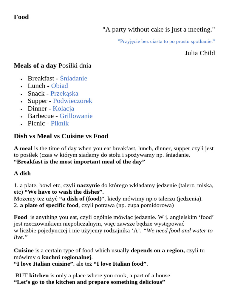 Food | PDF