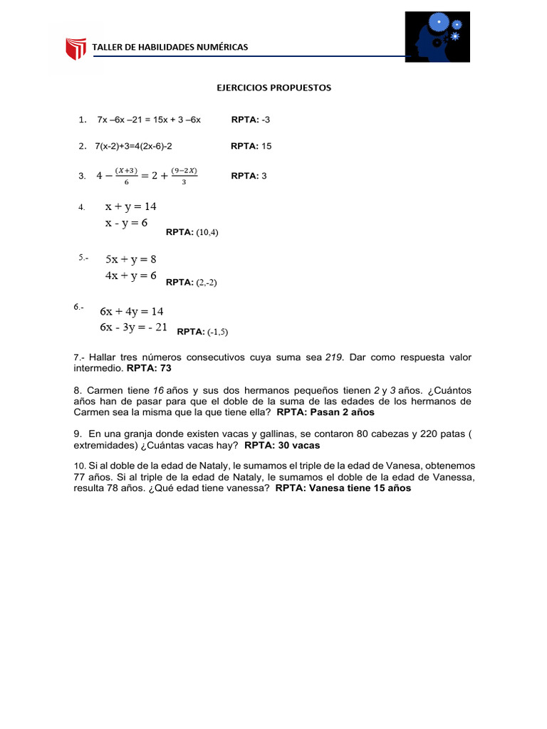 M2 - Ejercicios Propuestos | PDF