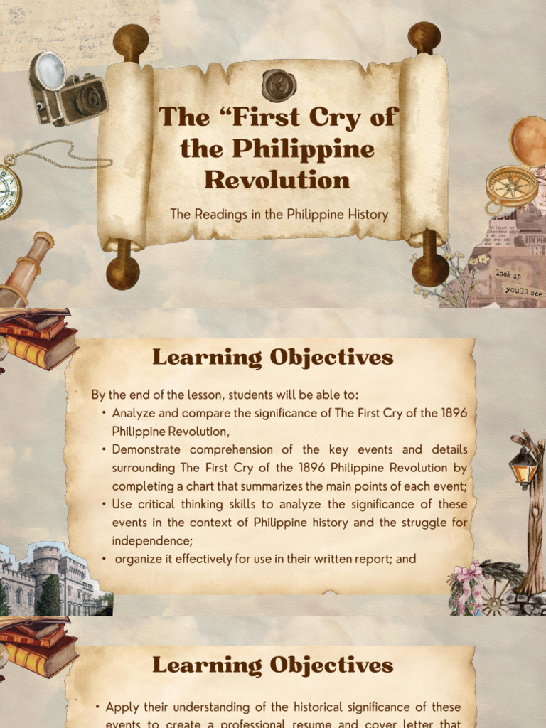 Module 11 The First Cry of The 1896 Philippine Revolution | PDF