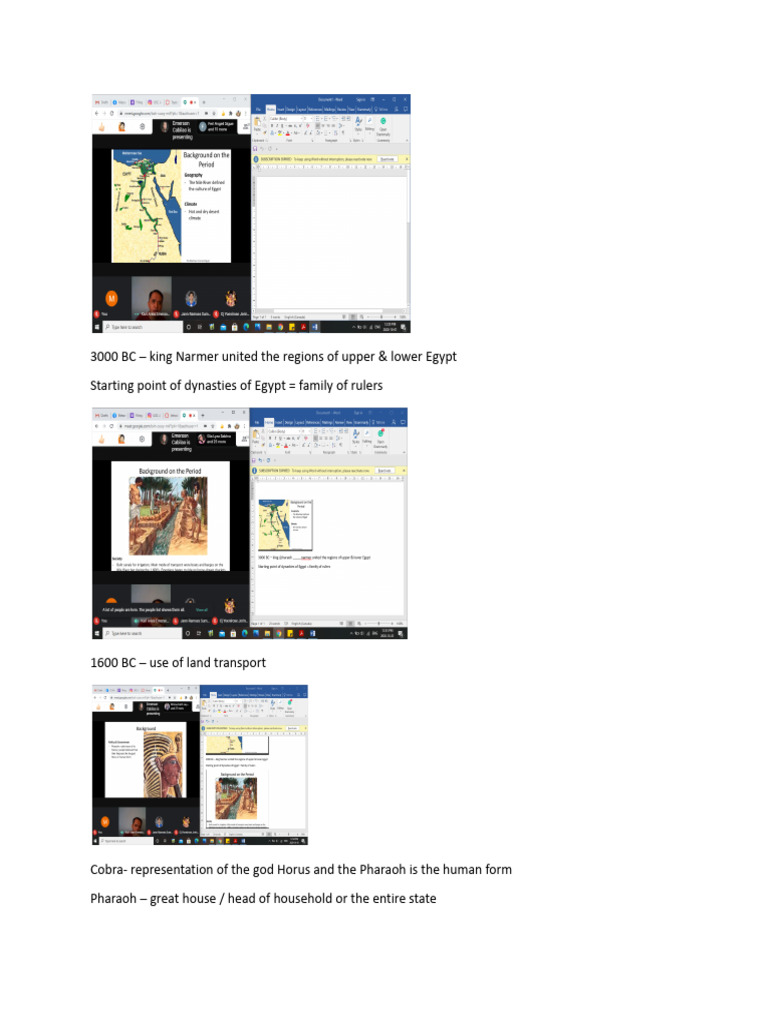 Egypt Notes | PDF | Ancient Egypt | Pharaoh