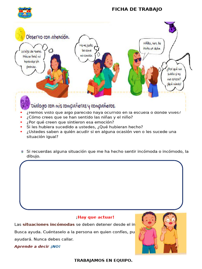 Ficha de Trabajo | PDF