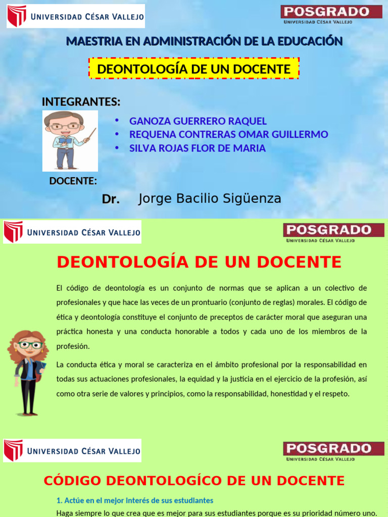 Codigo Deontologico | PDF | Enseñando