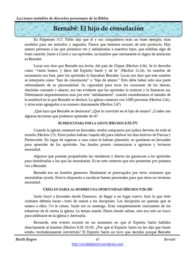 11 Bernabe | PDF | Bernabé | Pablo el apóstol