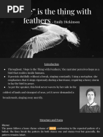 Full Poem Hope Is The Thing With Feathers | PDF