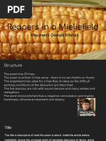Poem - Reapers in The Mieliefield | PDF | Poetry