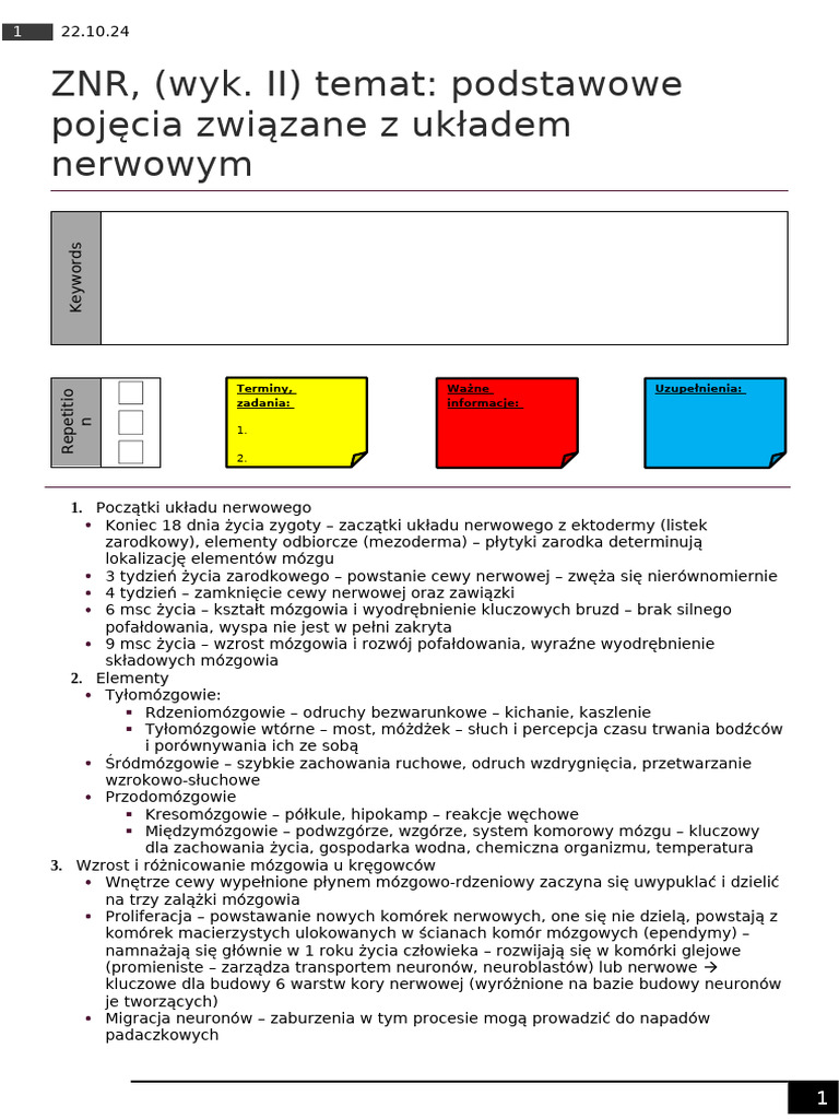 ZNR - Wyk. II | PDF