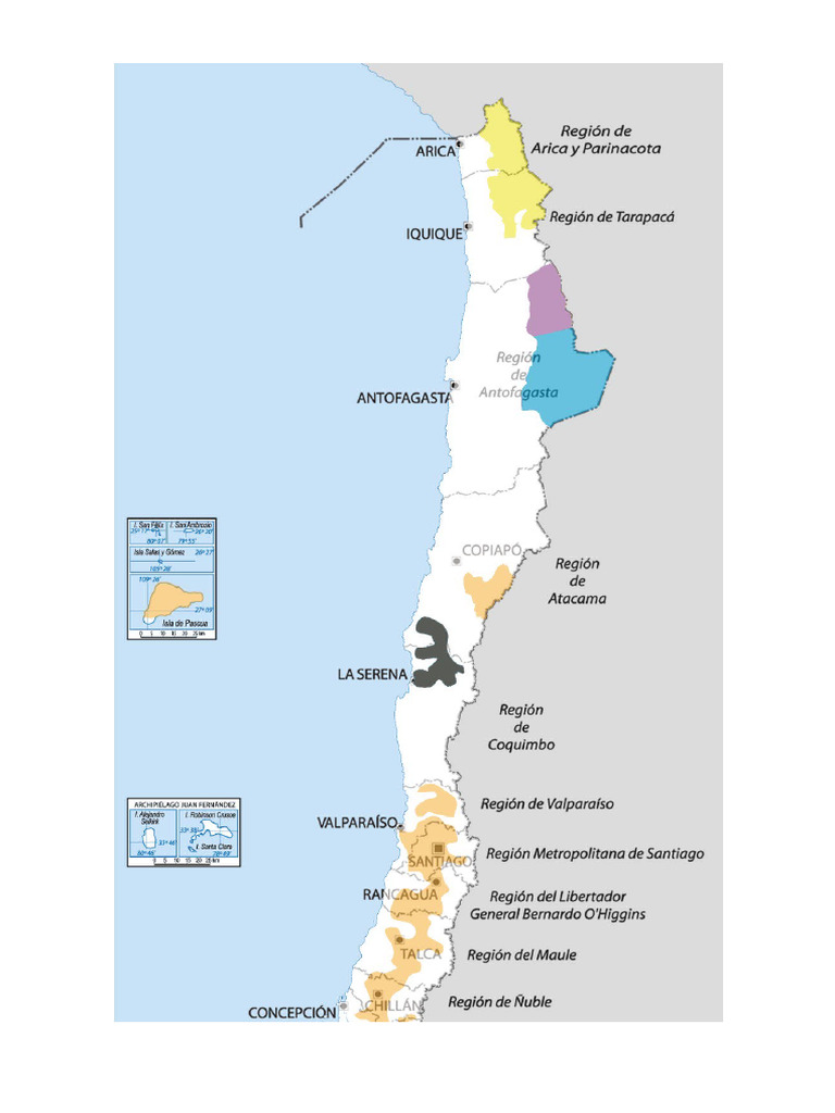 Mapa de Chile Pueblos Originarios | PDF