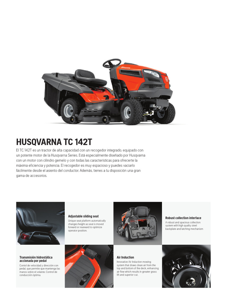 Tractor TC142T | PDF | Ingeniería mecánica | Bienes manufacturados