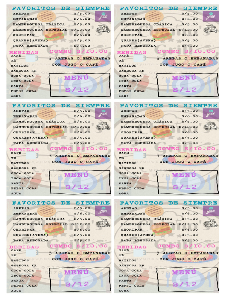 Platos Tipicos - Romulo | PDF