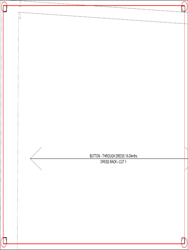 Button-Through Dress Pattern 18-24mths | PDF | Clothing | Fashion