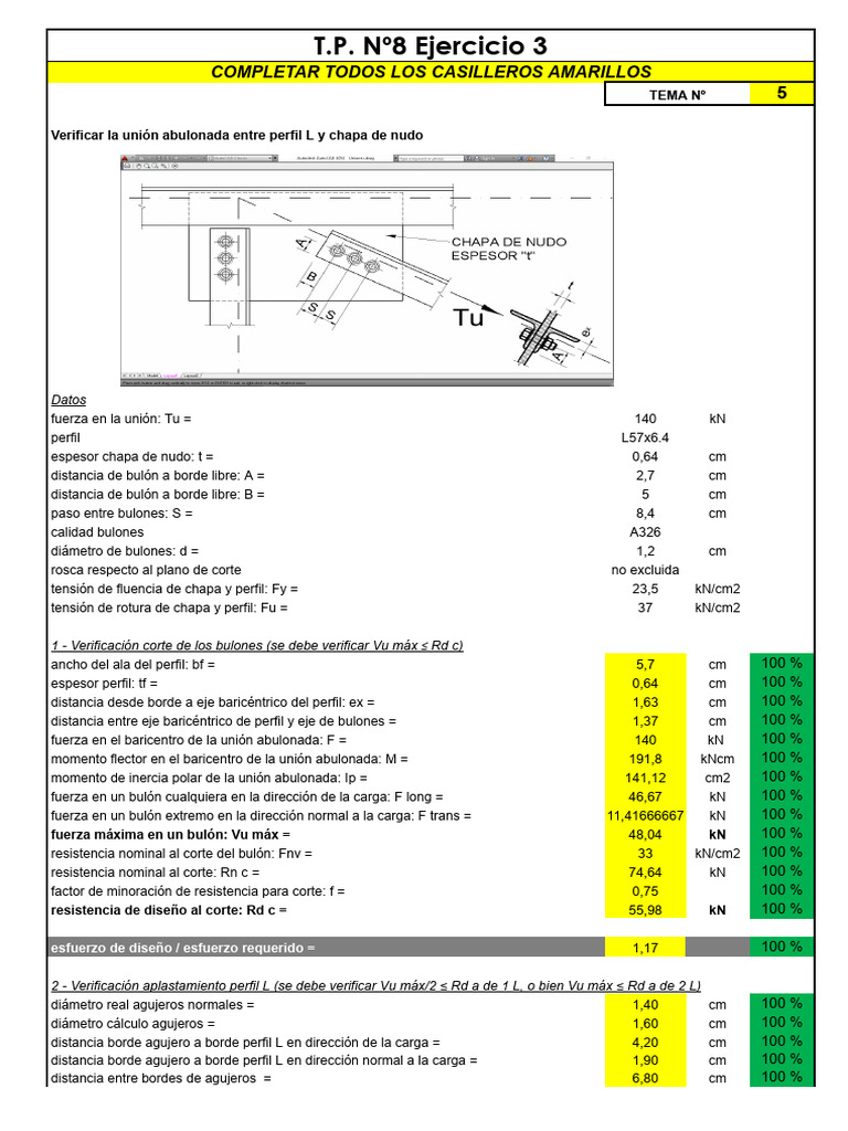 tp8 Ej 3 | PDF | Mecanica clasica | Deformación (Mecánica)