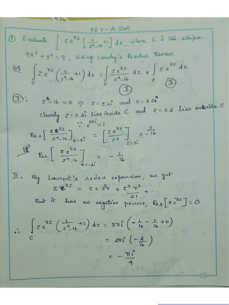 Fallsem2024-25 Bmat201l TH VL2024250102505 Cat-2-Qp - Key | PDF