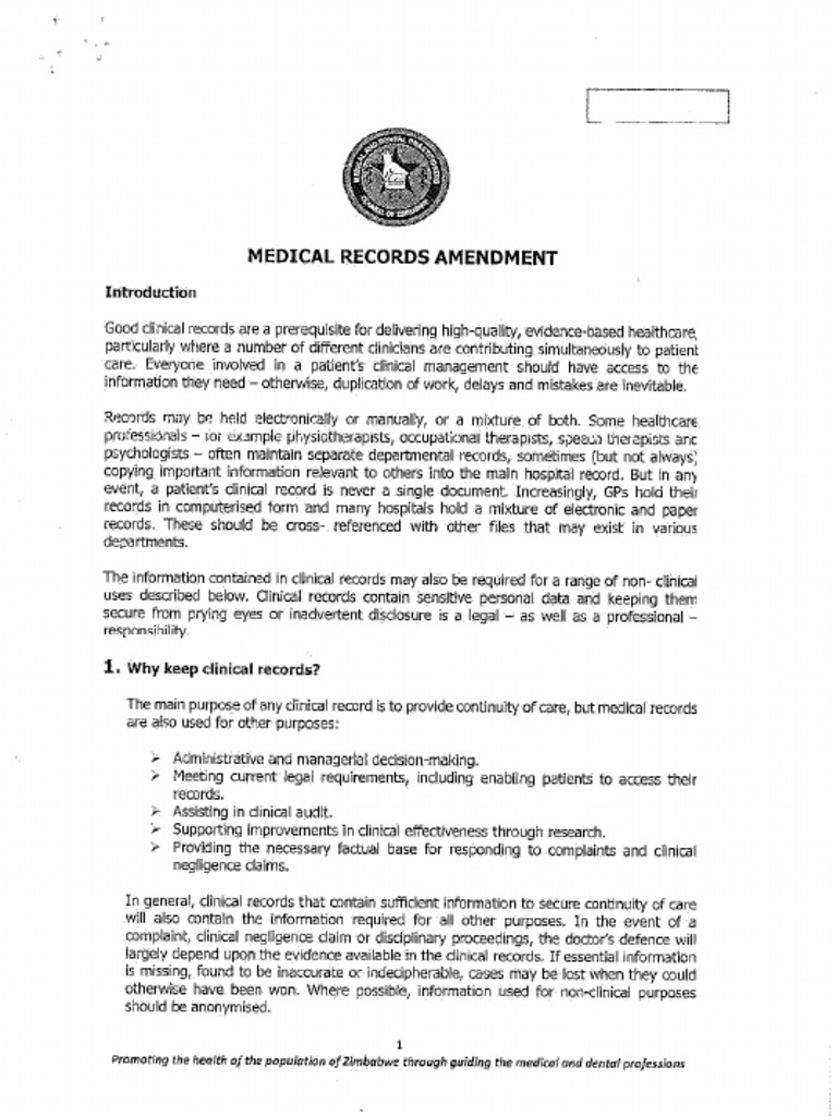 1681878041medical Records Ammendment | PDF