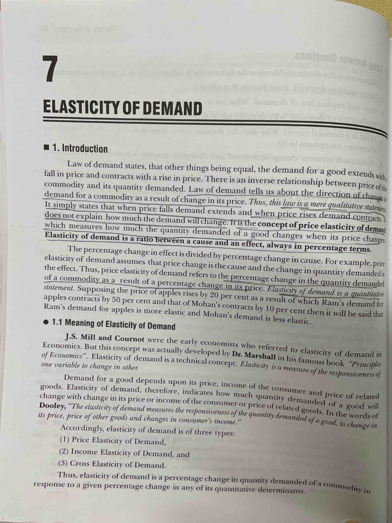 Understanding Demand Elasticity Concepts | PDF | Demand | Elasticity (Economics)