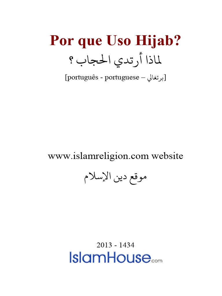 Mulher Por Que Uso Hijab | PDF | Hijab | Roupas