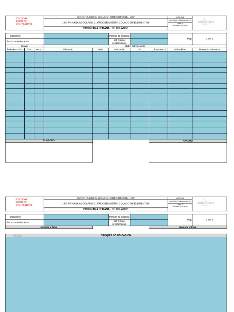 180º-Fo-Nodum-Colado-01 Programa de Colados | PDF