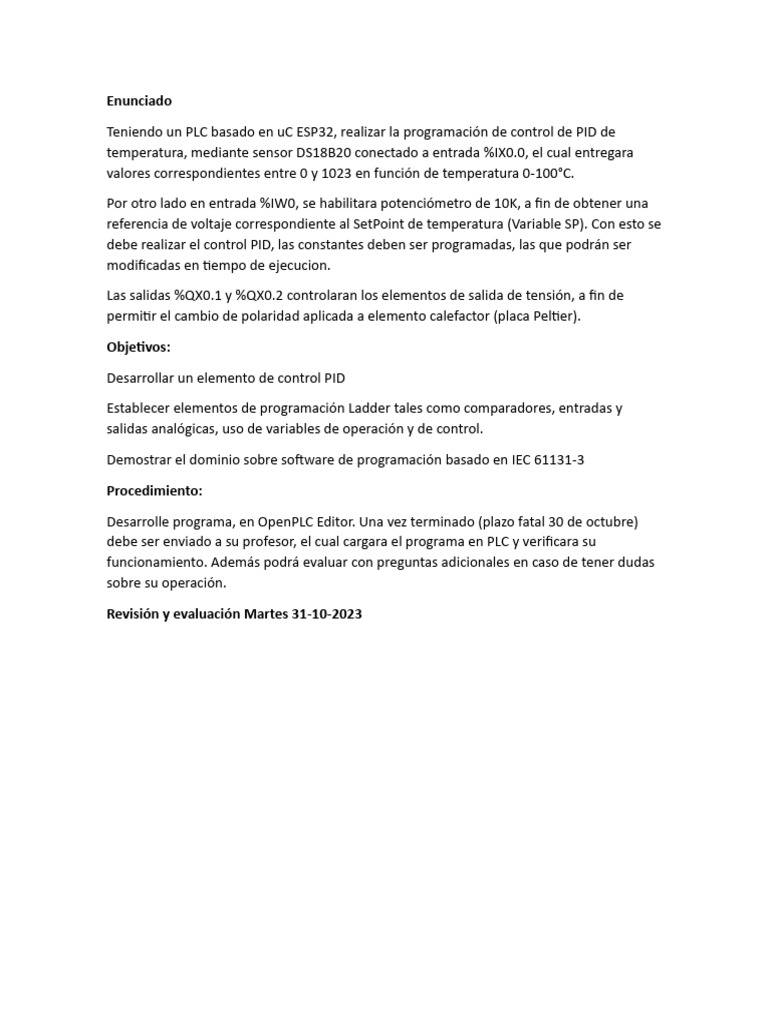 Enunciado Eval 2 CC | PDF