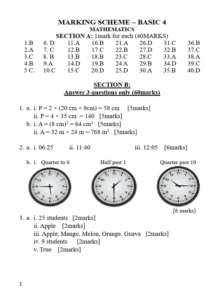 BS 4 - Mathematics | PDF