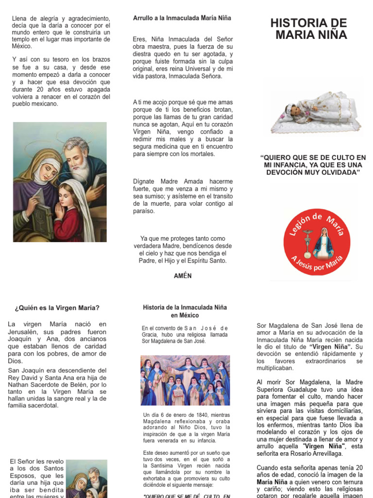 Devoción a la Virgen Niña en México | PDF | María, madre de Jesús