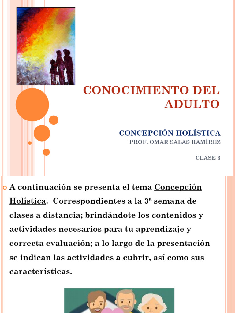 Concepción Holística del Adulto | PDF | Adultos | Familia