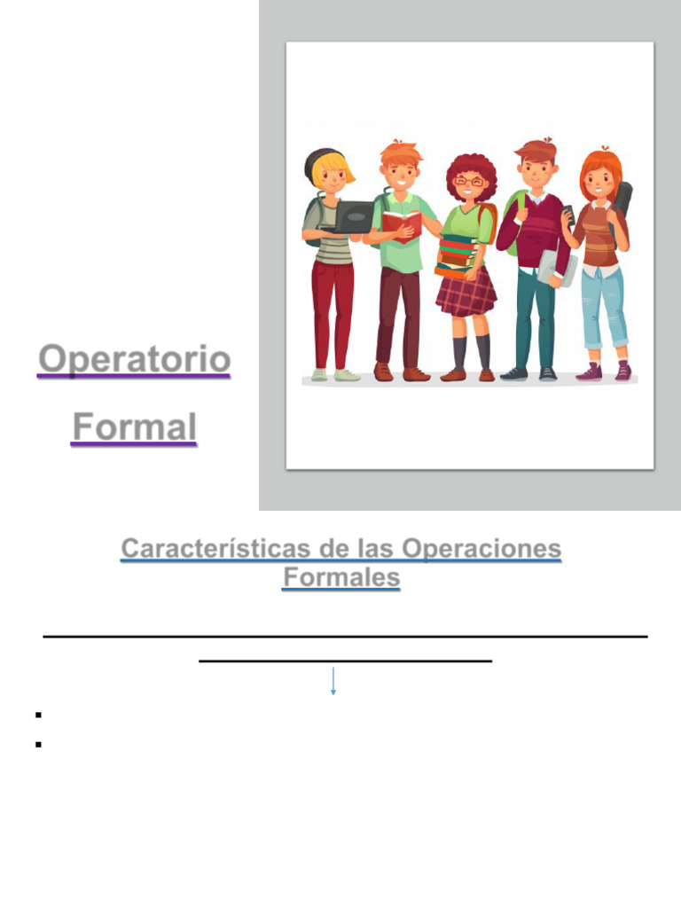 Caracteristicas de Las Operaciones Formales | PDF | Pensamiento ...