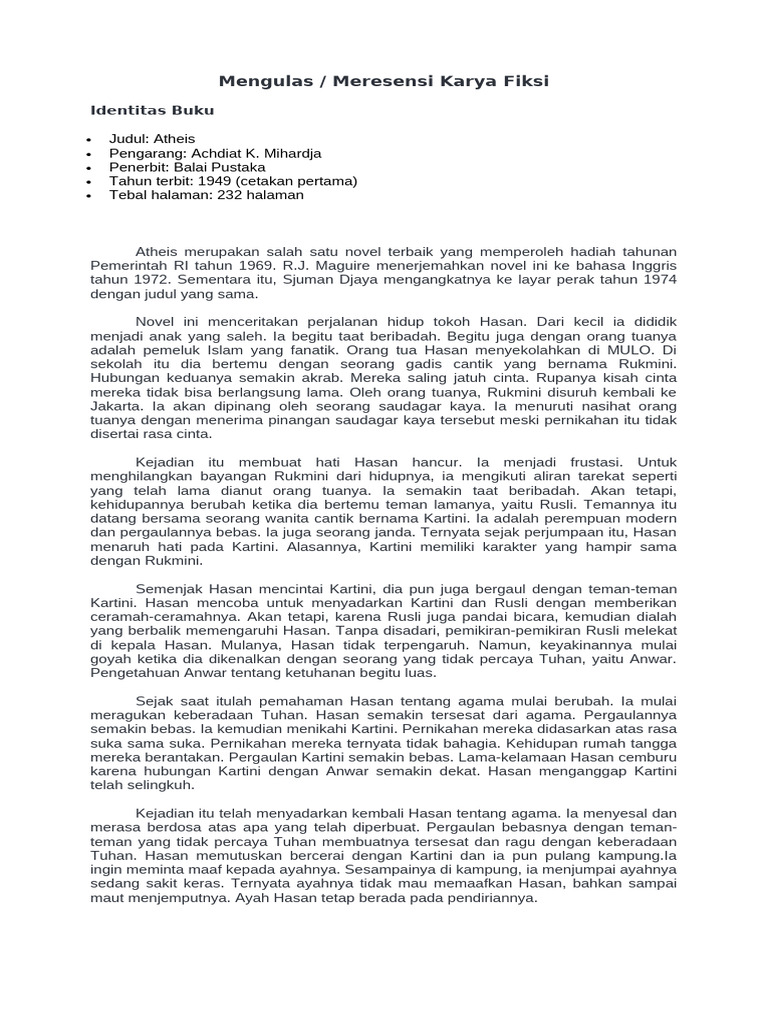 Identitas Buku | PDF