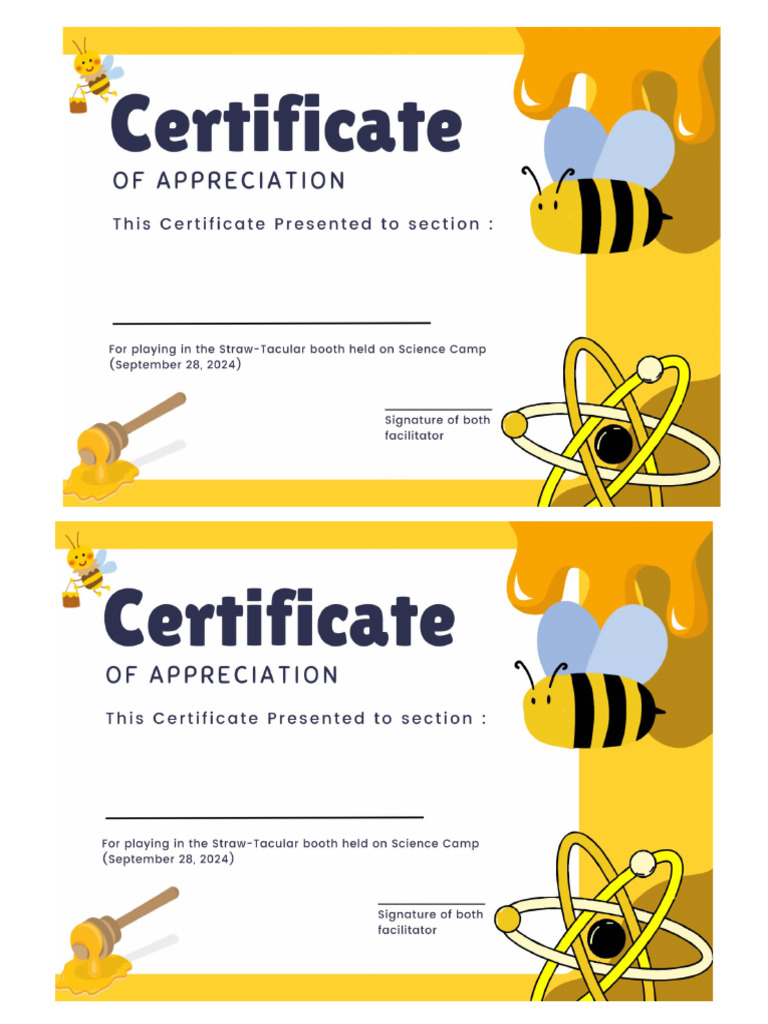 Booth's Certificates - Ths | PDF