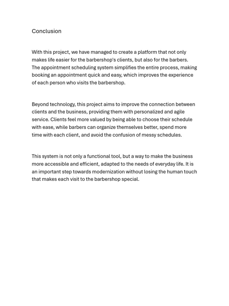 Conclusion Final (Ingles) | PDF