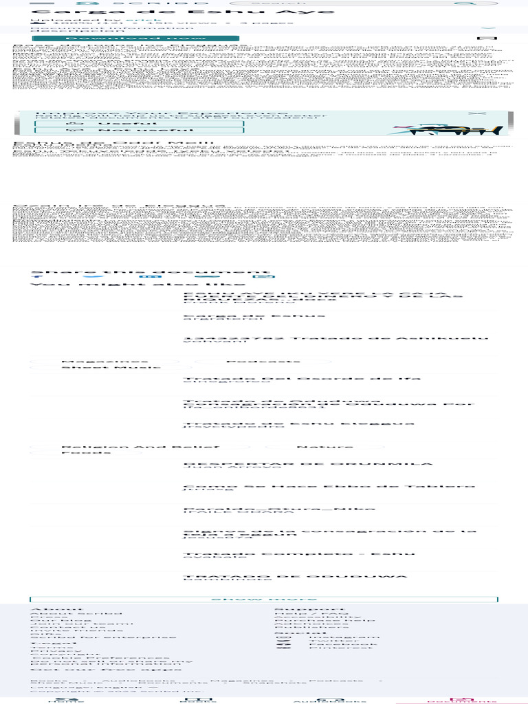 Carga de Eshu Aye PDF Religión y Creencia N | PDF | Santeria | Religión ...