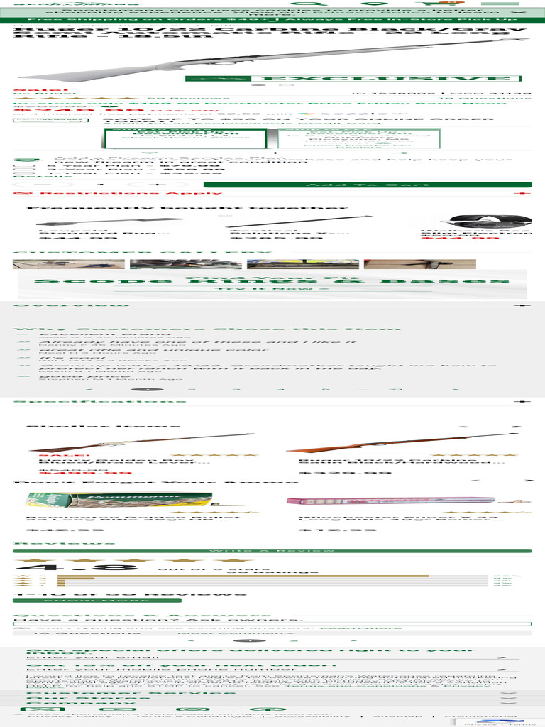 Ruger 1022 Carbine BlackGray Semi Automatic Rif | PDF | Firearms ...