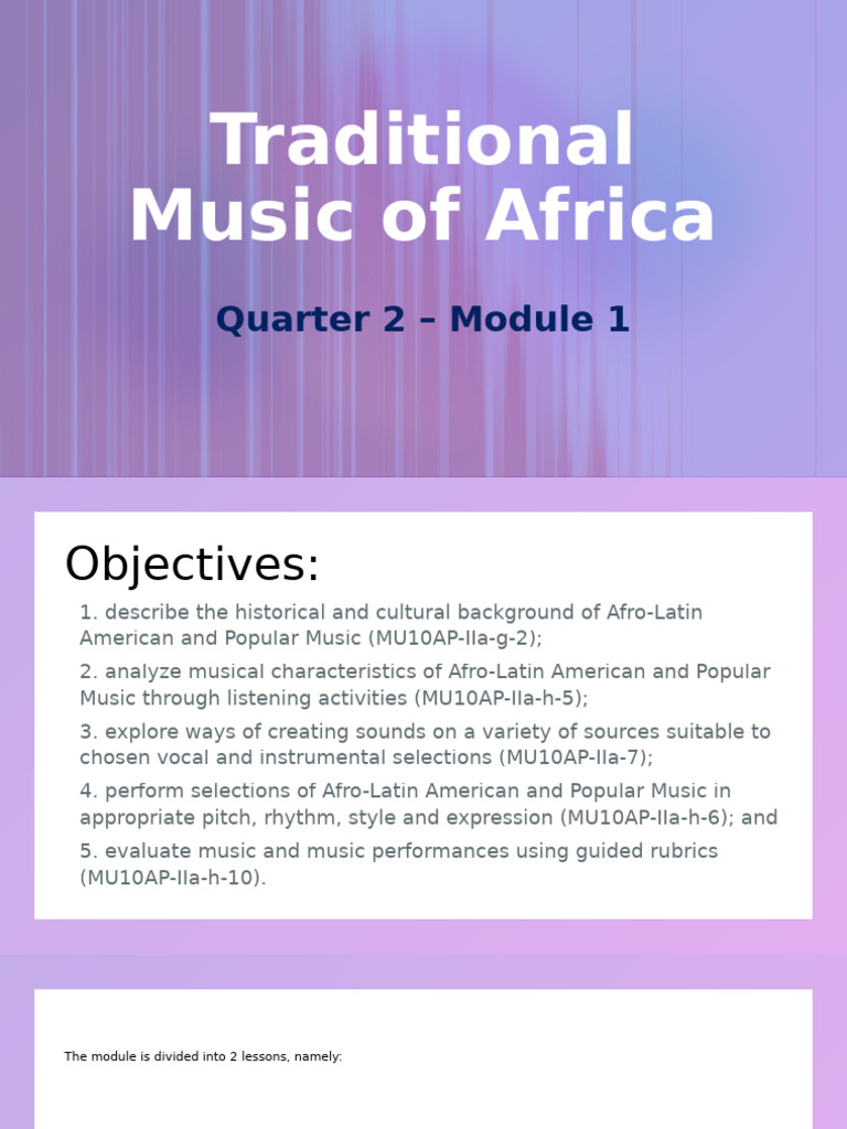 Exploring African and Latin Music | PDF | String Instruments | Musical ...