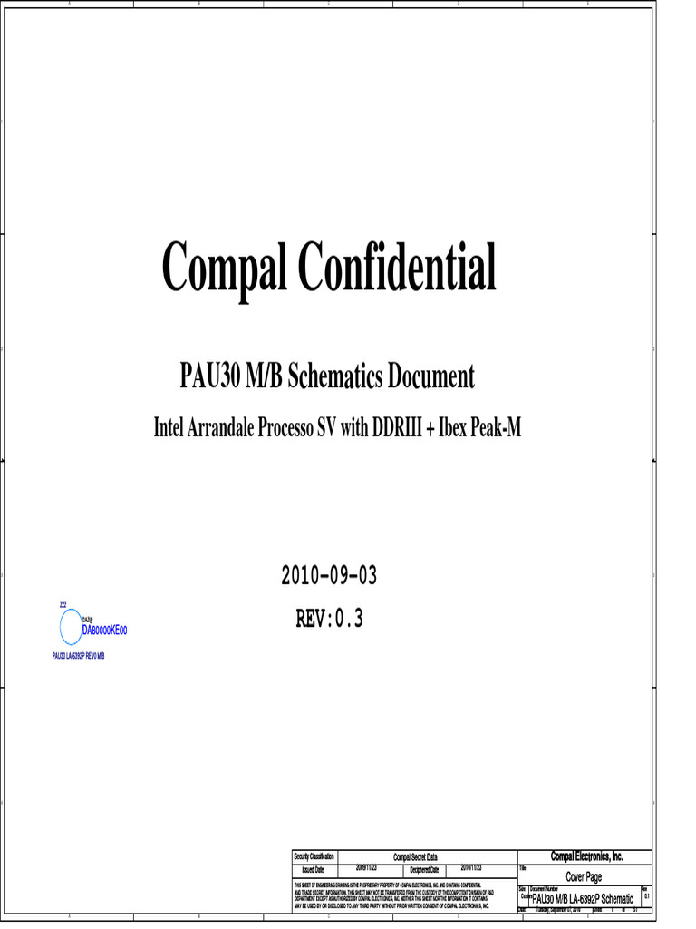 Compal Confidential: WWW - Vinafix.vn | PDF | Power Supply | Physical ...