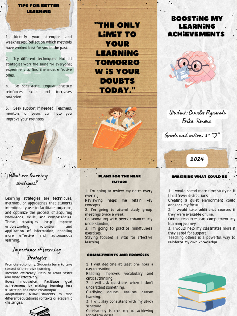 Folleto Tríptico Ecológico Reciclar Medio Ambiente Scrapbook A Mano Verde y Blanco | PDF ...