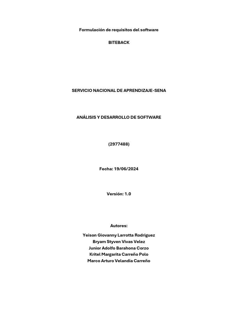 GA1-220501092-AA4-EV02 Documento Con Especificación de Requerimientos | PDF | Aplicación movil ...