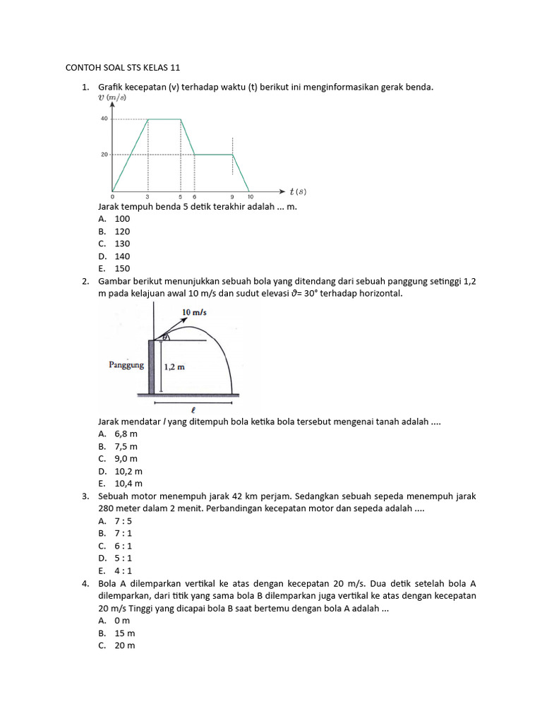 Soal Fisika Kelas 11 | PDF