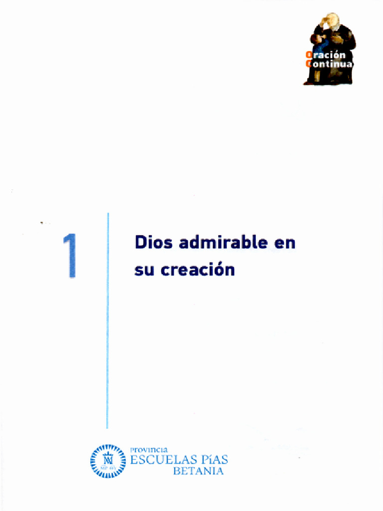 01-Dios Admirable en Su Creación | PDF