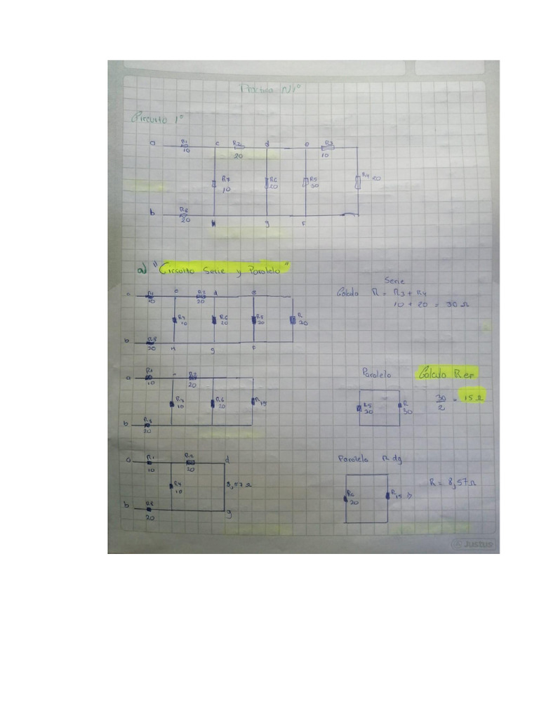 Ingenieria Electrica Trabajo 1 JPL | PDF