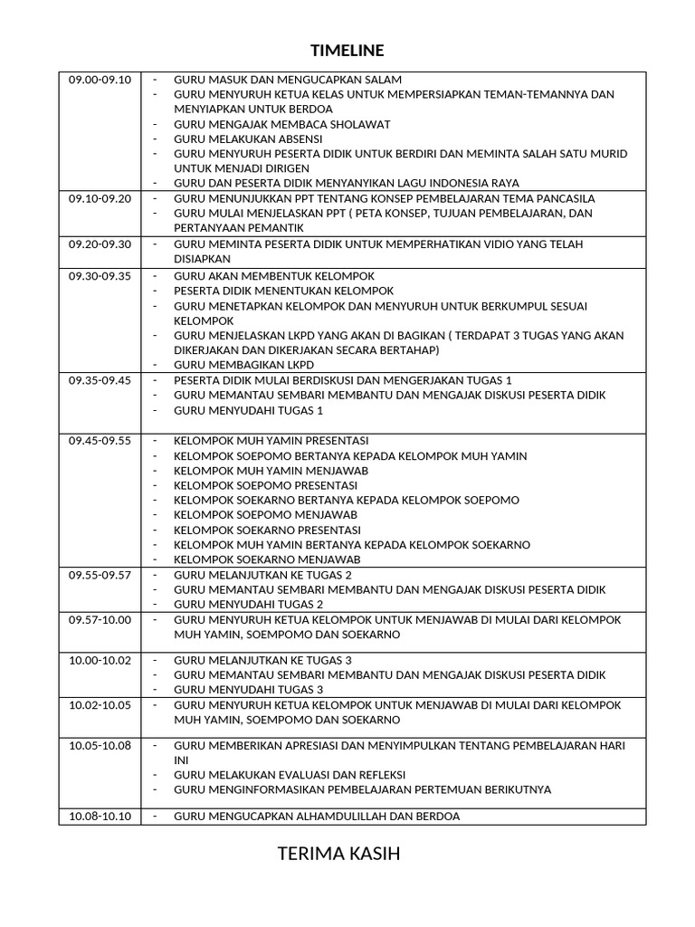 Alur Pembuatan Vidio | PDF