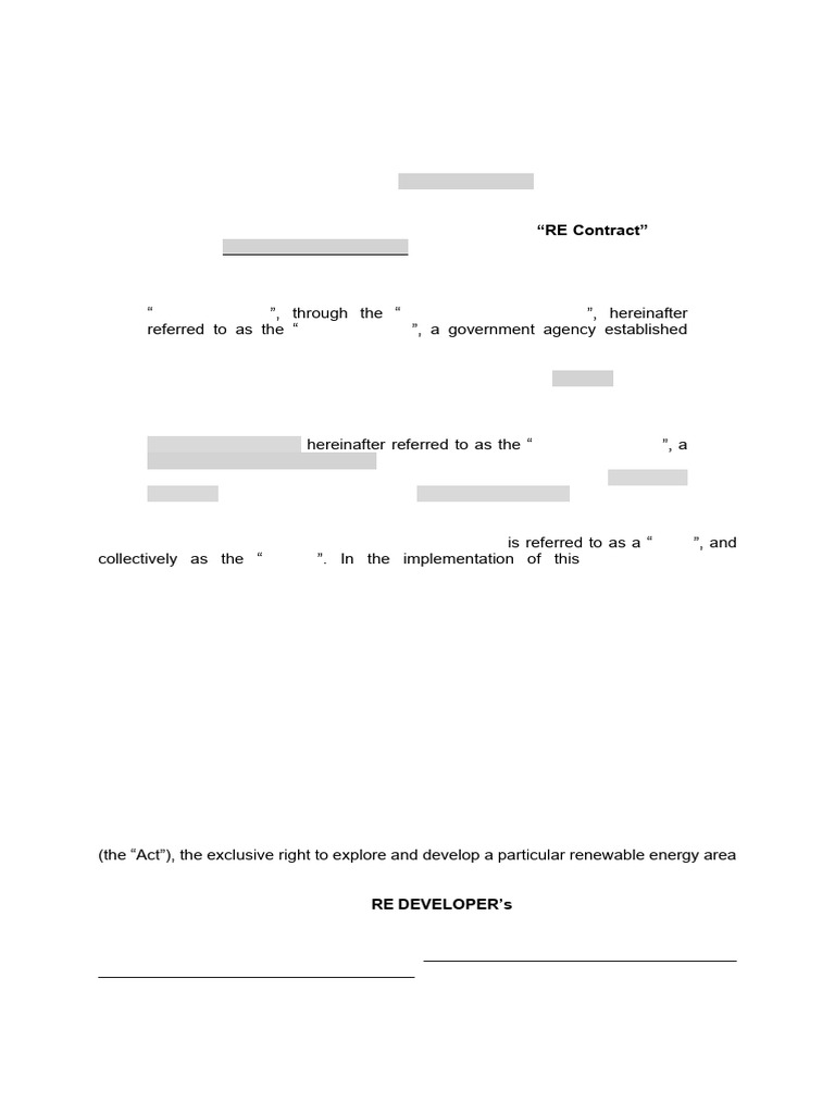 Annex B Template Waste-to-Energy Operating Contract | PDF | Taxes | Waste